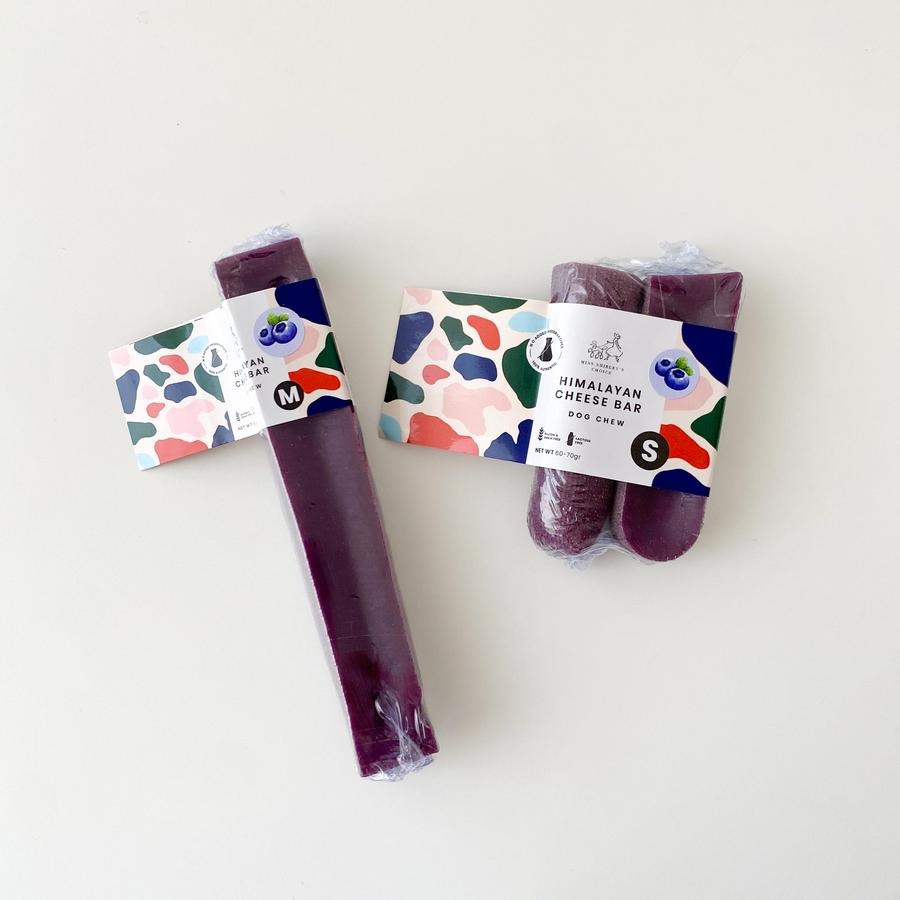 Churpi Stick Himalayan Cheese Bar Blueberry Dog Treats